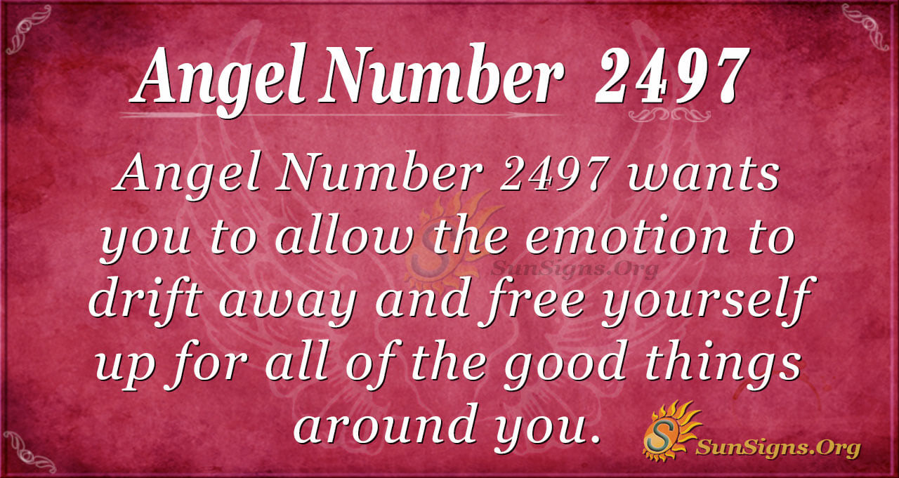 Angel Number 2497 Meaning: Forgive Others - SunSigns.Org