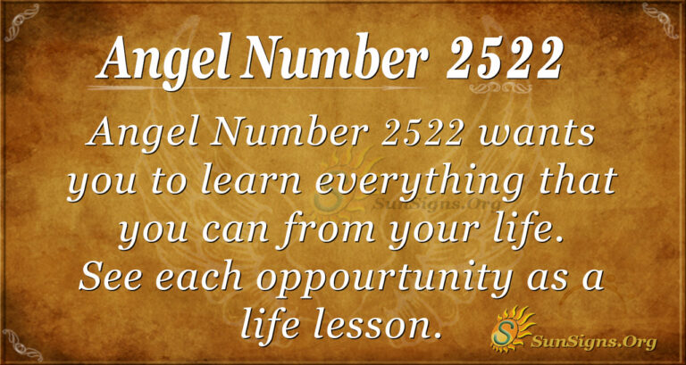 Angel Number 2522 Meaning: Tap your Experience - SunSigns.Org