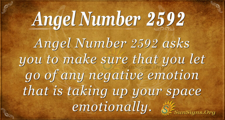 Angel Number 2592 Meaning: Peace Of Mind - SunSigns.Org