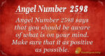 Angel Number 2598 Meaning: Filter Your Thoughts - SunSigns.Org