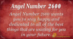 Angel Number 2600 Meaning: Be Happy - SunSigns.Org