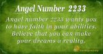 Angel Number 2233 Meaning - Have Faith In Your Abilities - SunSigns.Org