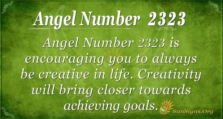 Angel Number 2323 Meaning - Be Creative In Life - SunSigns.Org