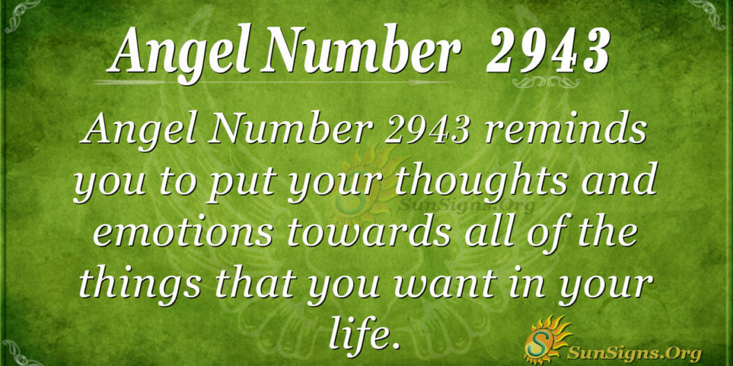 Angel Number 2943 Meaning: Understand Your Worth - SunSigns.Org