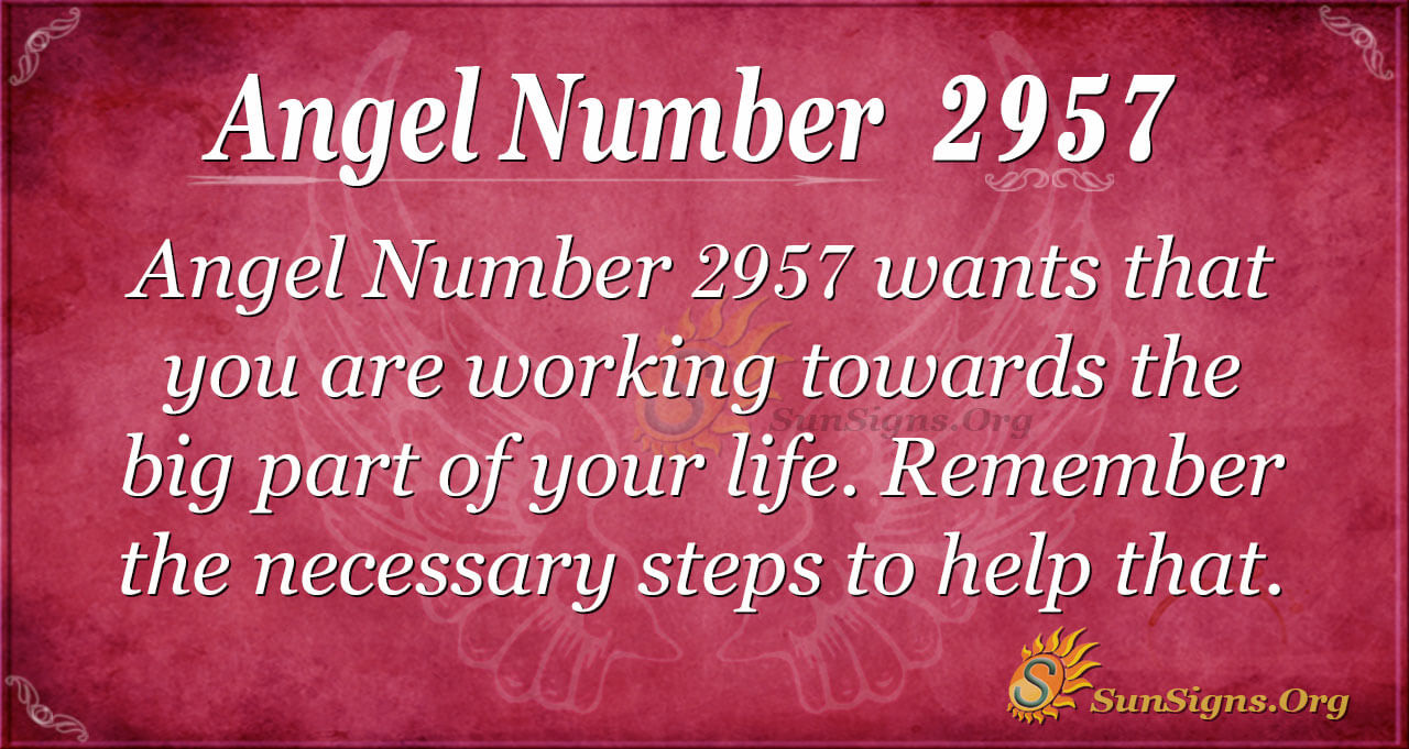 Angel Number 2957 Meaning: Work With Your Angels - SunSigns.Org