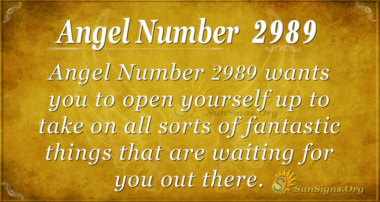 Angel Number 2989 Meaning: Learn From Experiences - SunSigns.Org
