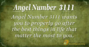Angel Number 3111 Meaning: Discover Your Purpose - SunSigns.Org