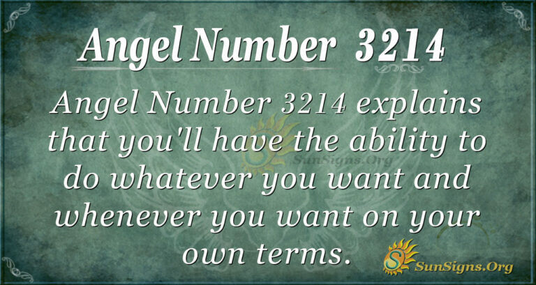 Angel Number 3214 Meaning: Change Your Life - SunSigns.Org