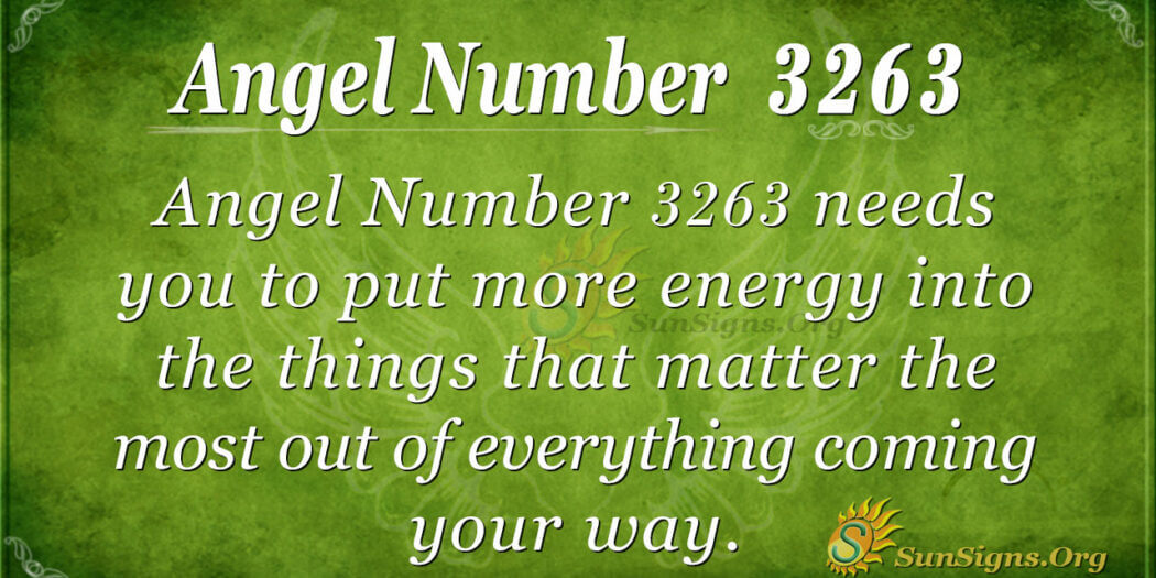 Angel Number 3263 Meaning: Attract The Right Energy - SunSigns.Org