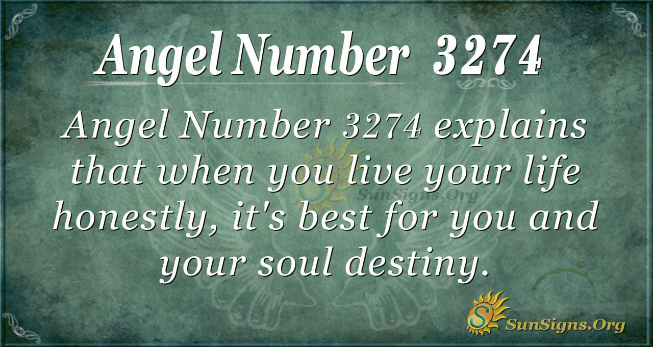 Angel Number 3274 Meaning: Being True To Yourself - SunSigns.Org