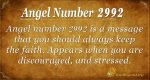 Angel Number 2992 Meaning - Always Keep The Faith - SunSigns.Org