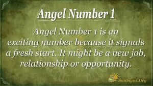 Angel Number 1 Meaning - Why Am I Seeing This Number?