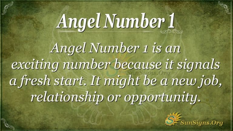 Angel Number 1 Meaning - Why Am I Seeing This Number?