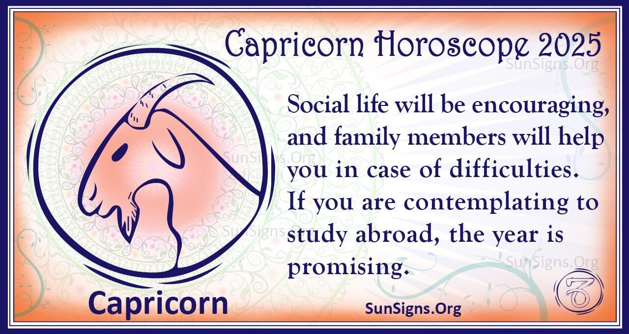 Capricorn Horoscope 2025 Get Your Predictions Now SunSigns Org