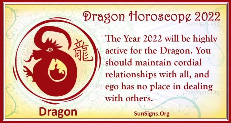 Dragon Horoscope 2022 - Luck and Feng Shui Predictions! - SunSigns.Org