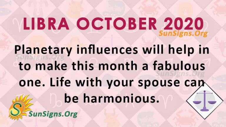 Libra October 2020 Monthly Horoscope Predictions - SunSigns.Org