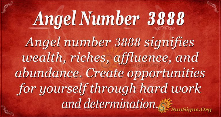 Angel Number 3888 Meaning - The Goal Is Close - SunSigns.Org