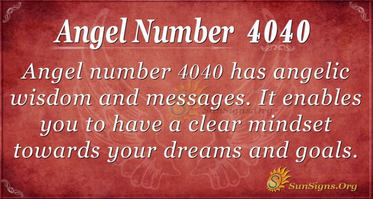 Angel Number 4040 Meaning: The Way to Angelic Wisdom - SunSigns.Org