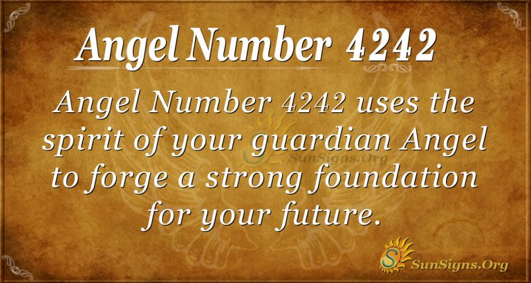Angel Number 4242 Meaning: Building A Secure Future - SunSigns.Org