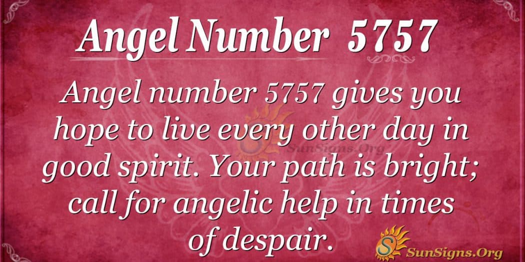 Angel Number 5757 Meaning and Spiritual Significance - SunSigns.Org