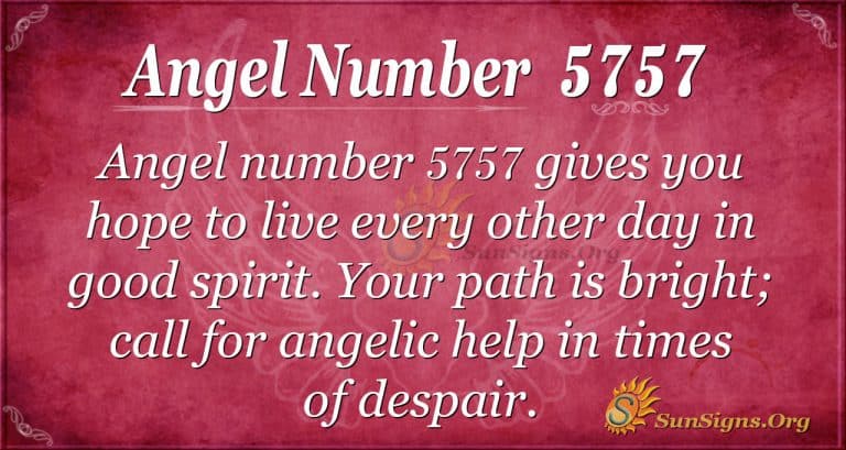 Angel Number 5757 Meaning and Spiritual Significance - SunSigns.Org