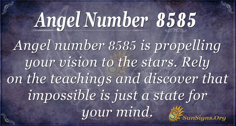 Angel Number 8585 Meaning: Aiming for the Stars - SunSigns.Org