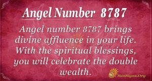 Angel Number 8787 Meaning: Divine Affluence - SunSigns.Org