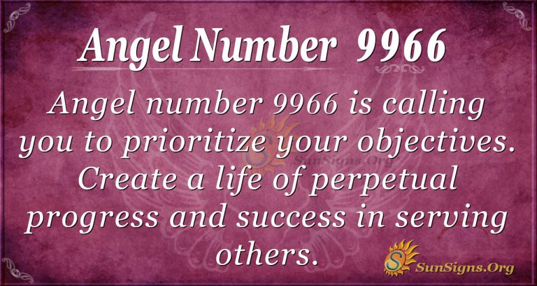 Angel Number 9966 Meaning: Prioritize Your Life Objectives