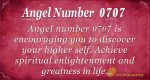 Angel Number 0707 Meaning - Discover Your Higher Self - SunSigns.Org