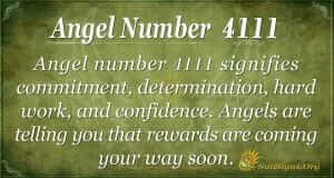 Angel Number 4111 Meaning - Rewards Are Near! - SunSigns.Org