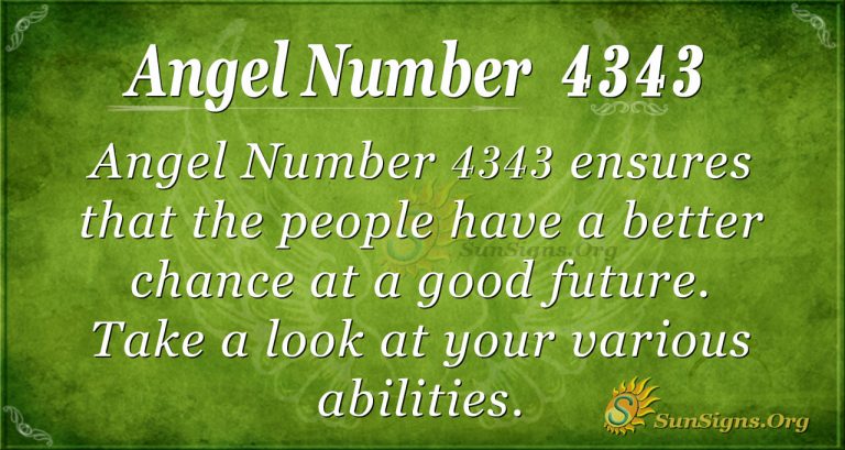 Angel Number 4343 Meaning: The Effects Of Its Will - SunSigns.Org