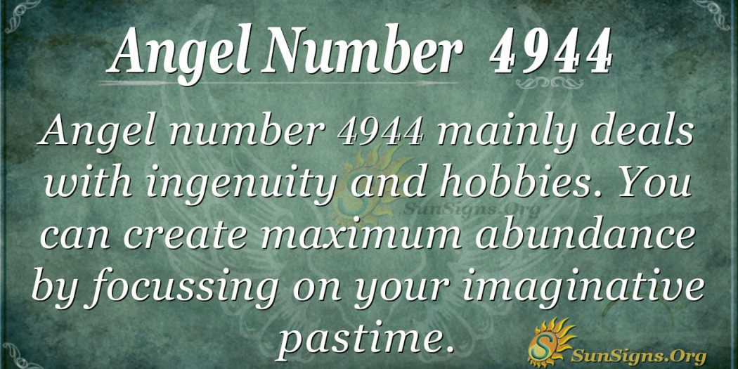 Angel Number 4944 Meaning: Making Money From Your Hobbies