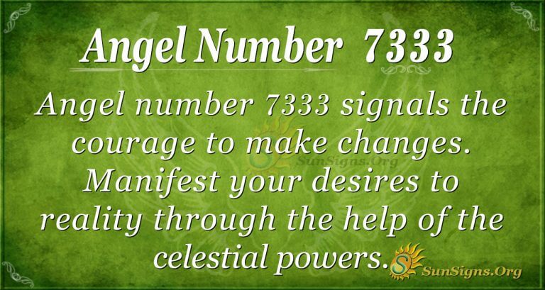 Angel Number 7333 Meaning: The Courage to Make Changes