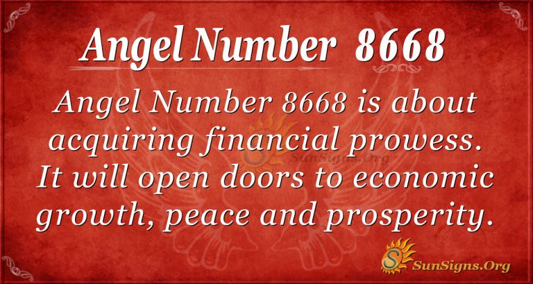 Angel Number 8668 Meaning: Acquiring Financial Prowess - SunSigns.Org