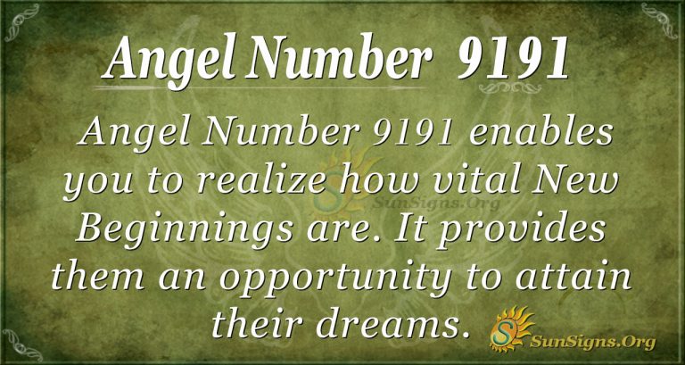 Angel Number 9191 Meaning: The Path to Your Destiny - SunSigns.Org