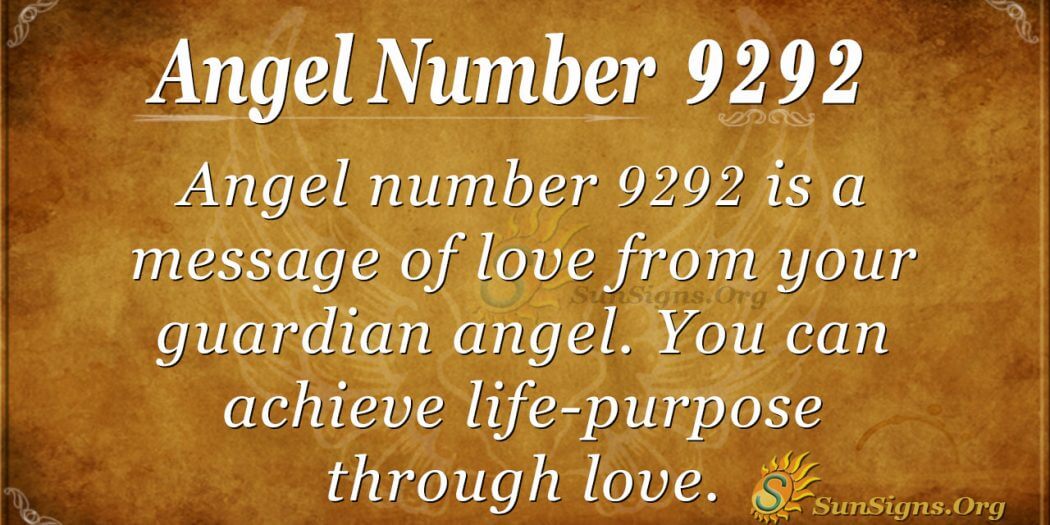 Angel Number 9292 Meaning: The Path Towards Your Growth