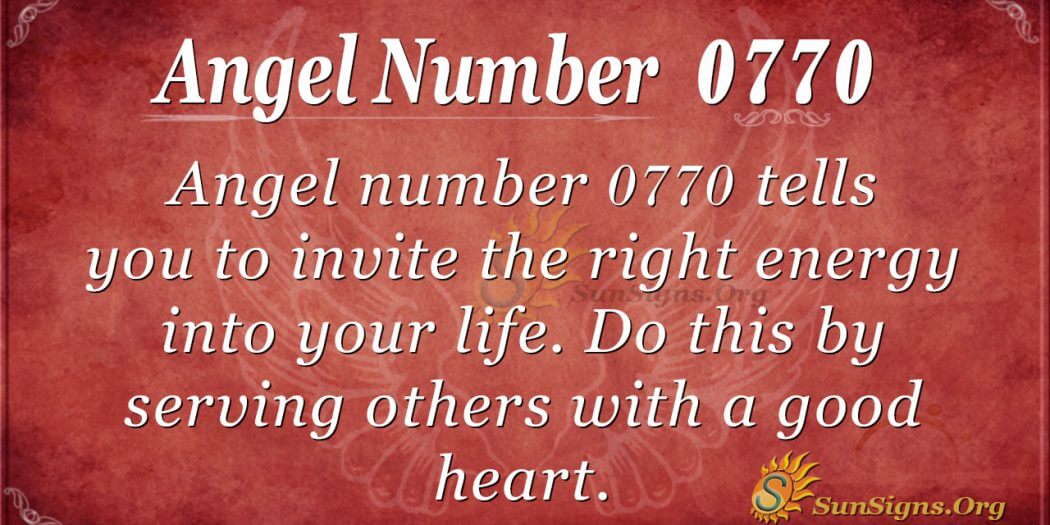 Angel Number 0770 Meaning: Wholeness and Spiritual Growth
