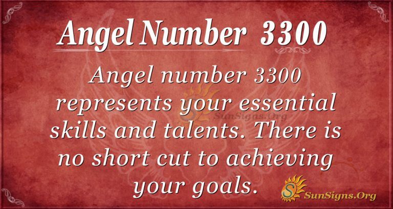 Angel Number 3300 Meaning: Gateway to Ascension - SunSigns.Org