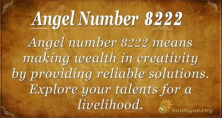 Angel Number 8222 Meaning: Wealth in Creativity - SunSigns.Org