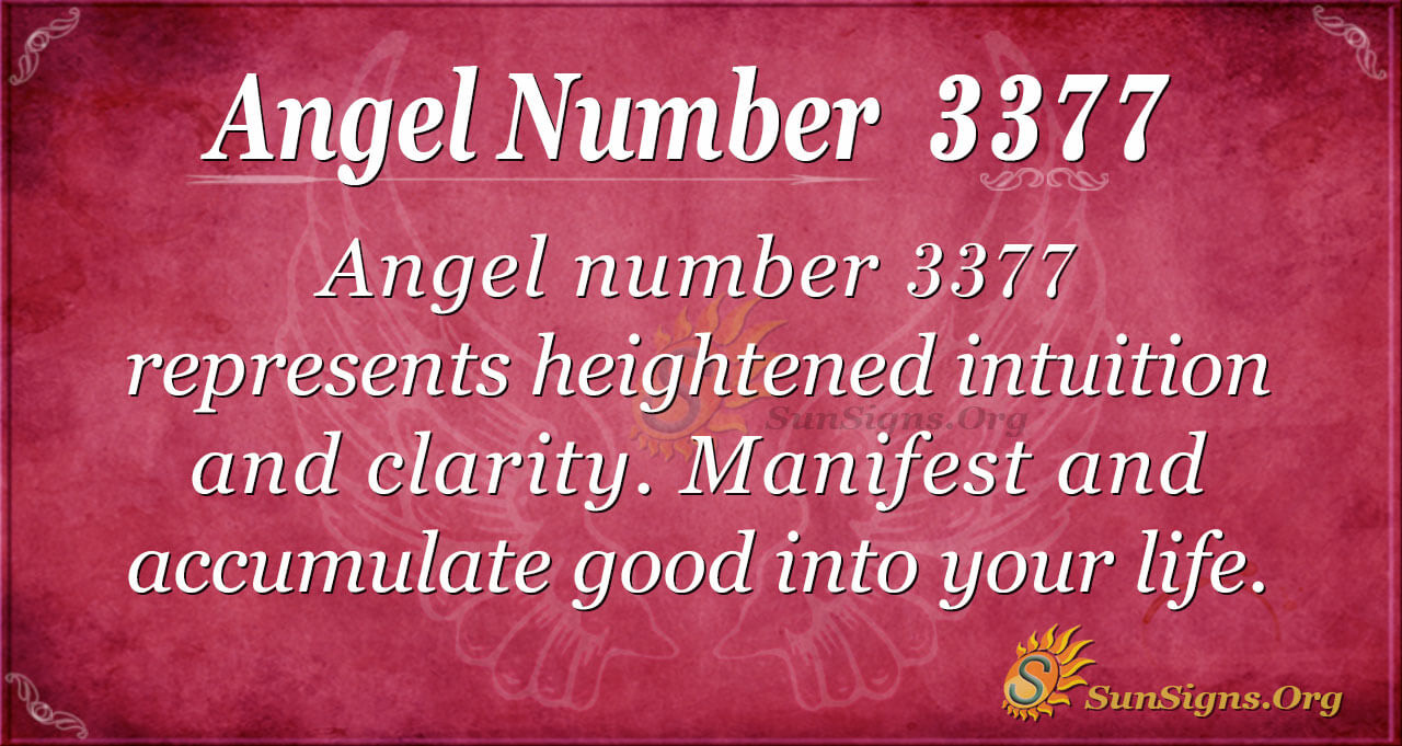Angel Number 3377 Meaning: Heightened Intuition and Clarity