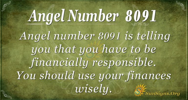 Angel Number 8091 Meaning - Exercise Financial Freedom - SunSigns.Org