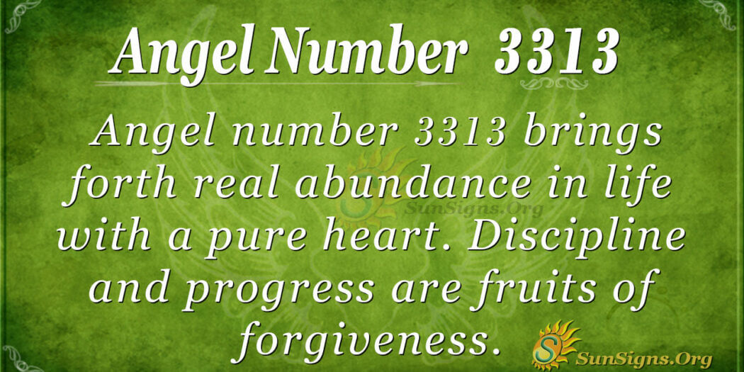 Angel Number 3313 Meaning: Discipline And Progress - SunSigns.Org