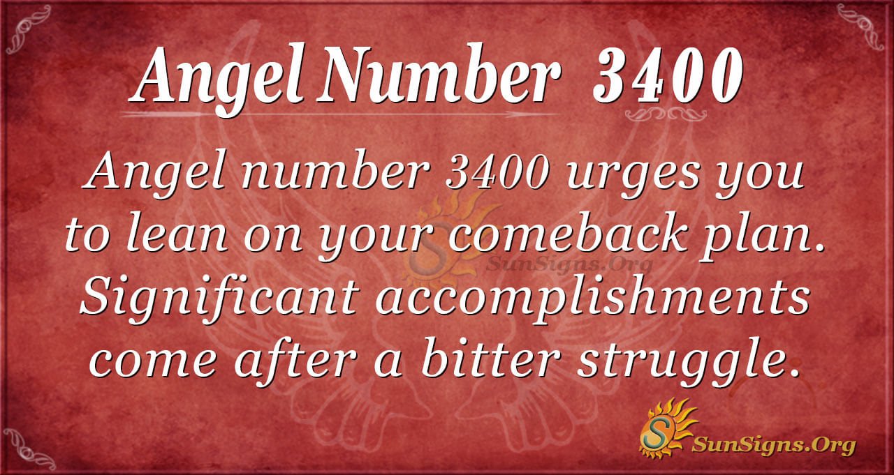 Angel Number 3400 Meaning: Redefining Things - SunSigns.Org