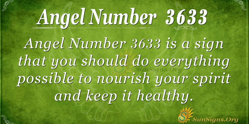 Angel Number 3633 Meaning - A Sign Of Spiritual Growth - SunSigns.Org