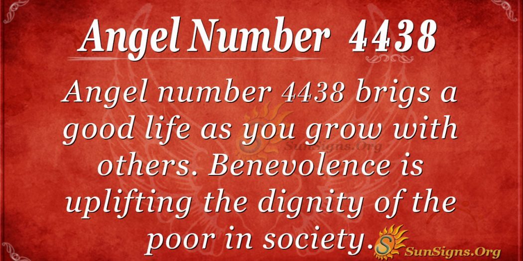 Angel Number 4438 Meaning: Brings A Good Life - SunSigns.Org