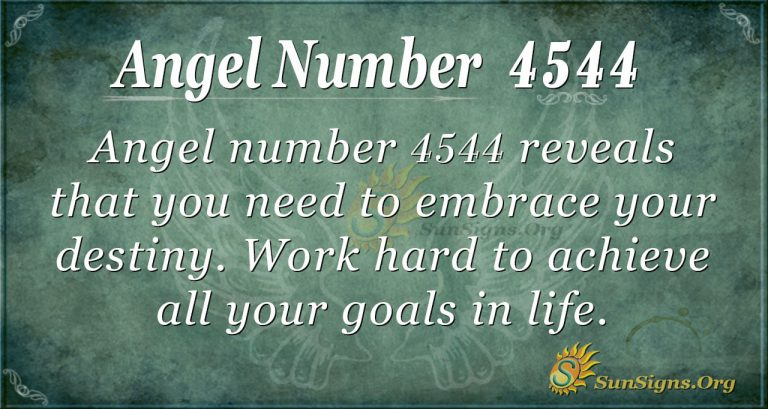 Angel Number 4544 Meaning - Embrace Your Destiny - SunSigns.Org