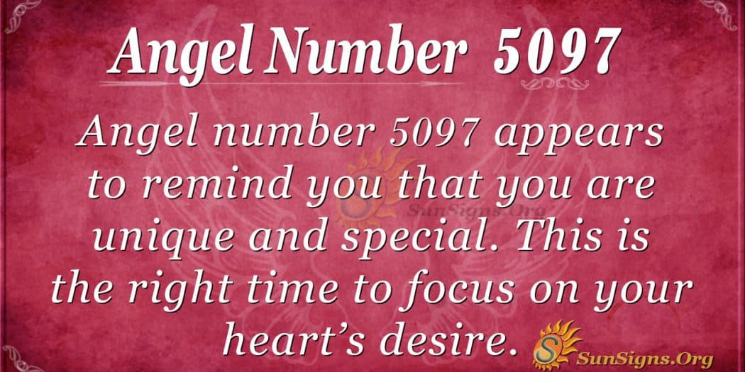 Angel Number 5097 Meaning: You Are Unique And Special - SunSigns.Org