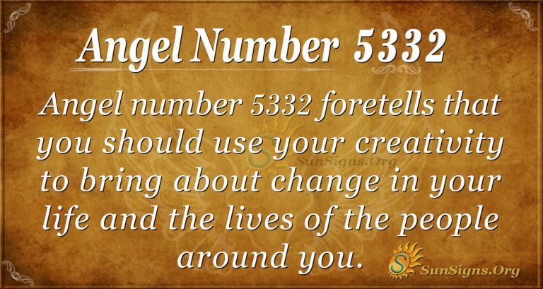Angel Number 5332 Meaning - Effective Use Of Talents - SunSigns.Org