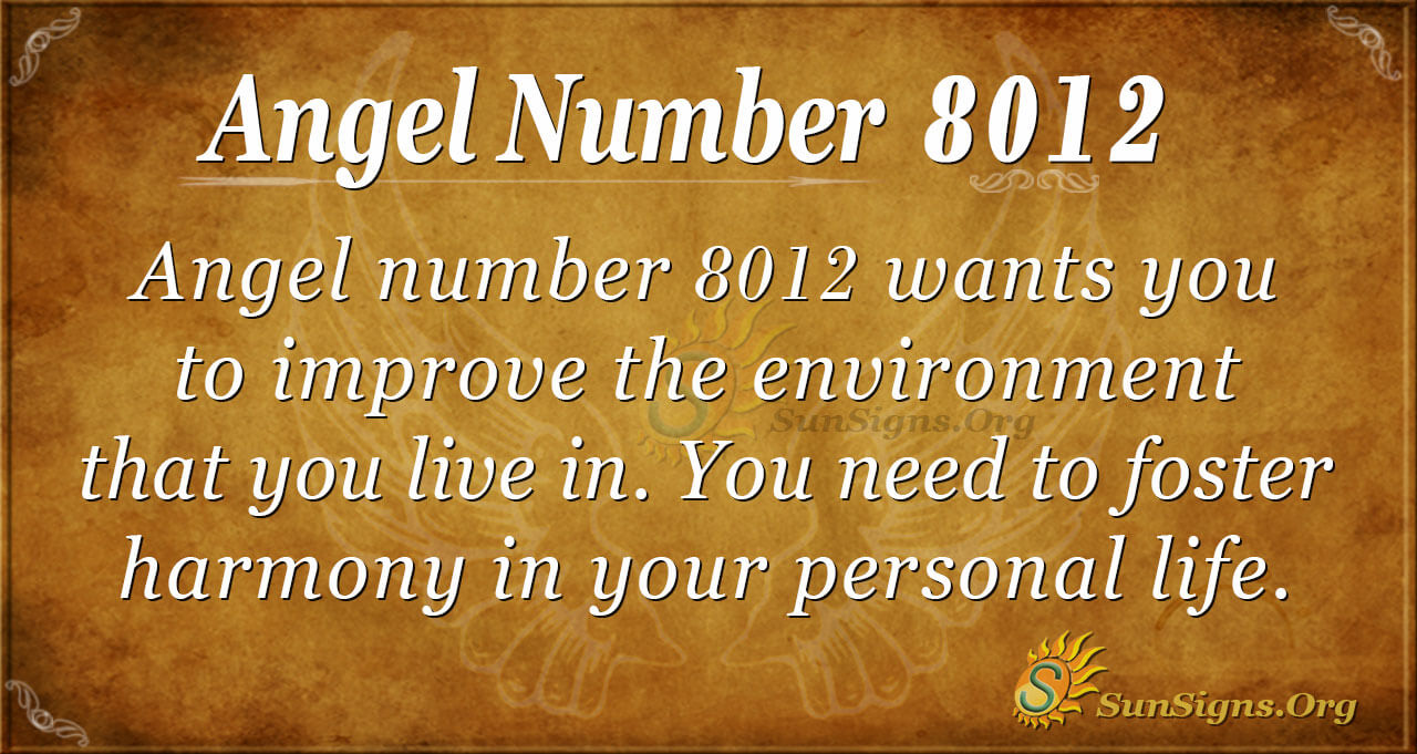 Angel Number 8012 Meaning - Improving Yourself Always - SunSigns.Org