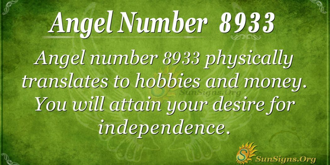Angel Number 8933 Meaning: Financial Independence - SunSigns.Org